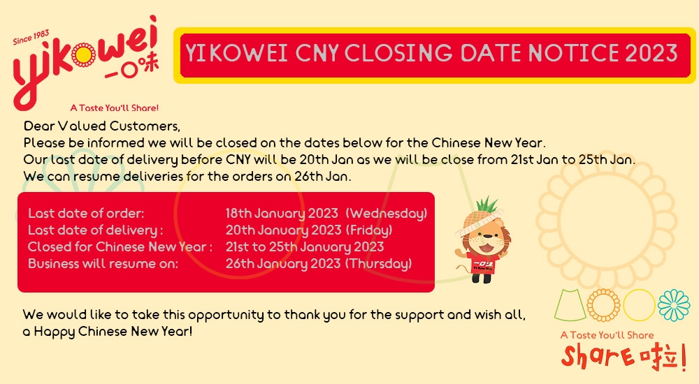 Yikowei Popiah & CNY Pastries Official Store, Online Shop Mar 2023 ...
