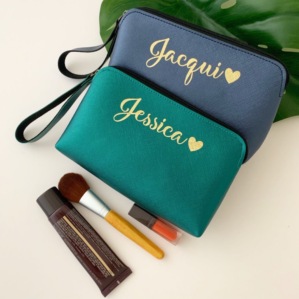 Personalised Calligraphy NAME Makeup Pouch | Shopee Singapore