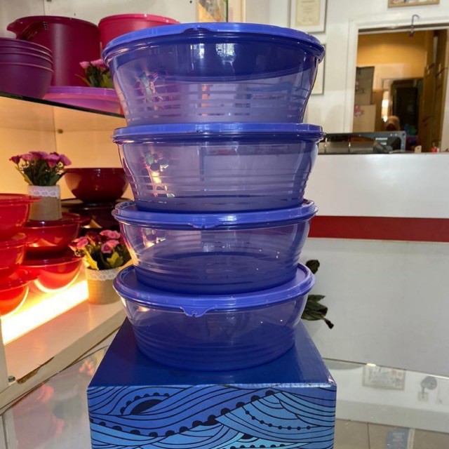 STUF BOWL TUPPERWARE BIRU - 1.4 LITER (1 pcs) | Shopee Singapore