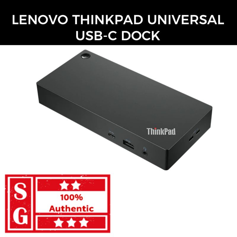 [100% Original] Lenovo ThinkPad Universal USB-C Dock | ThinkPad USB-C ...