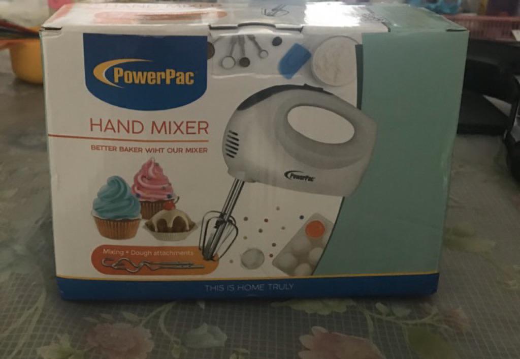 PowerPac Hand Mixer With 5 Speeds & Eject Function (PPHM108) | Shopee ...
