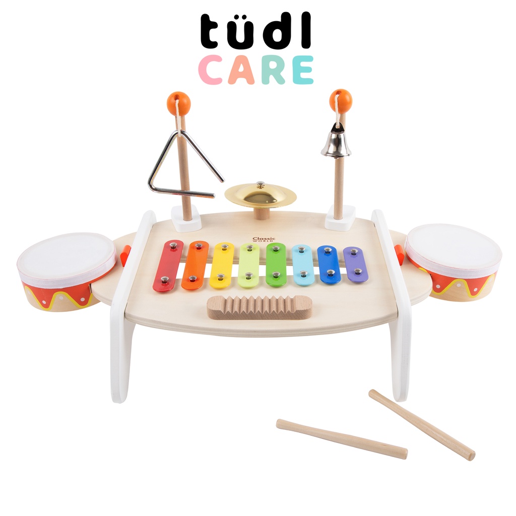 Classic World Xylophone Drum Music Table | Shopee Singapore