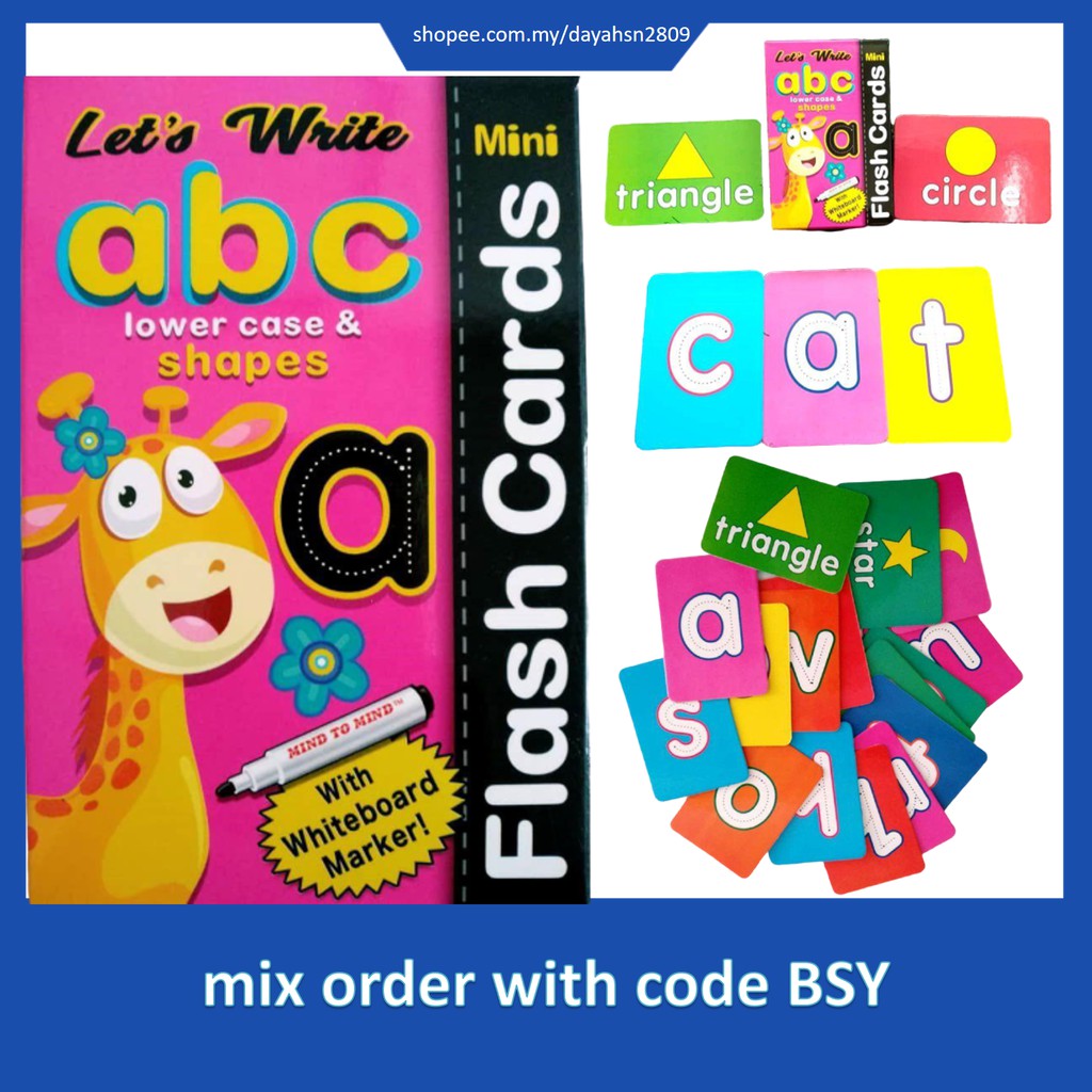 Flashcard LOWER CASE ABC KAD ABC For Knowing Knowing Letters Letters ...