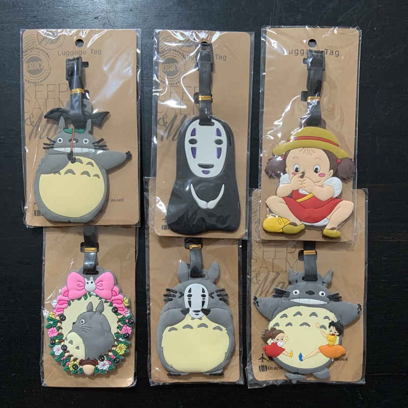 Cartoon Luggage Tags Bag Tags Totoro No-Face | Shopee Singapore