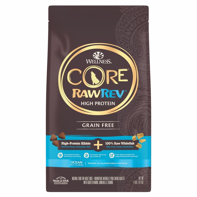 Wellness Core Raw Rev Ocean Dog Kibbles | Shopee Singapore