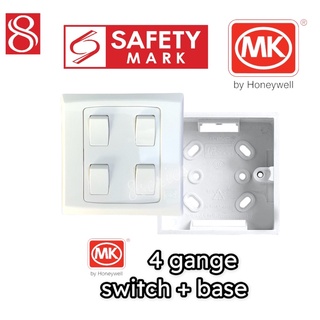 MK 1 / 2 / 3 /4 / 5 gange 1 way /13A light On /Off Switch/ 13A power ...