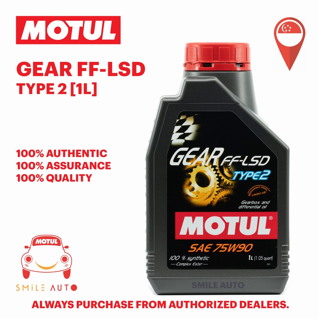 MOTUL GEAR FF-LSD TYPE 2 75W-90 [1L] | Shopee Singapore