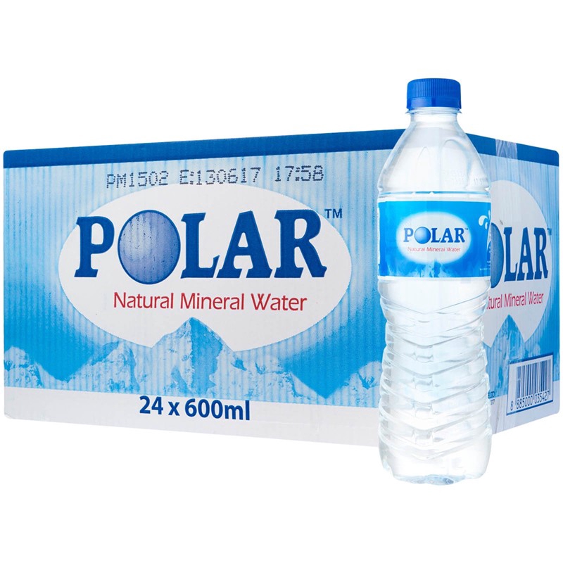 Polar Natural Mineral Water, 24 x 600 ml | Shopee Singapore