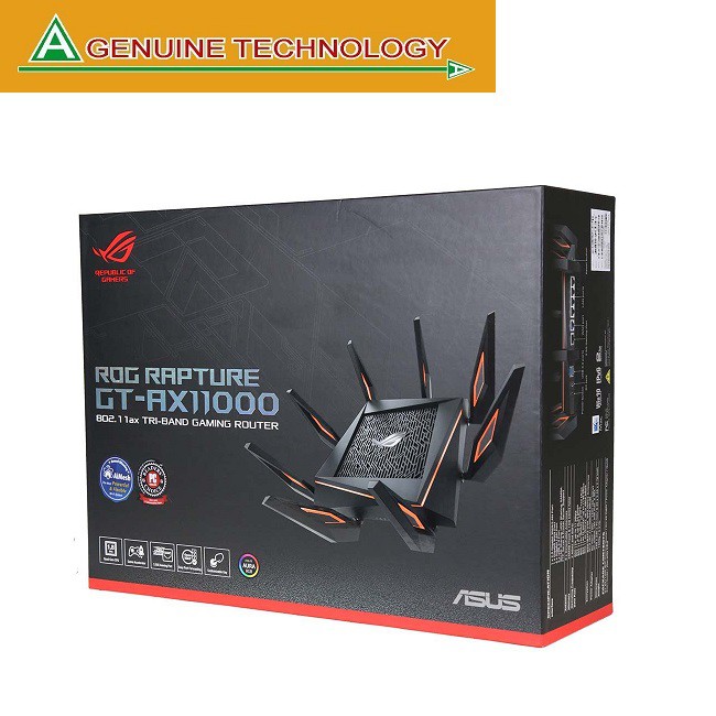 Asus ROG Rapture GT-AX11000 Tri-band WiFi Gaming Router –World's first ...