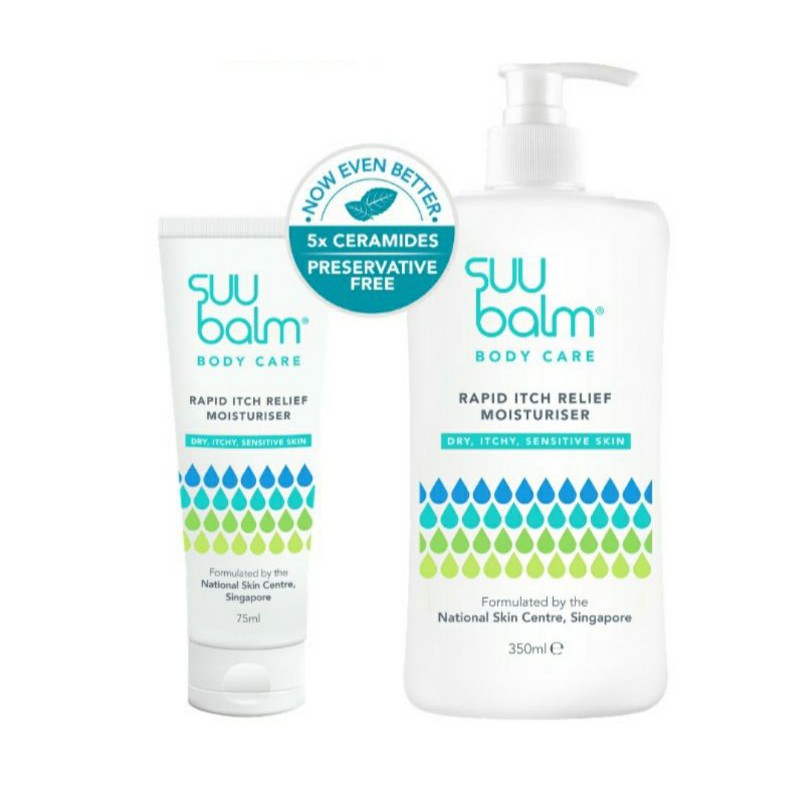 Suu Balm Rapid Itch Relief Moisturiser 75ml/350ml | Shopee Singapore