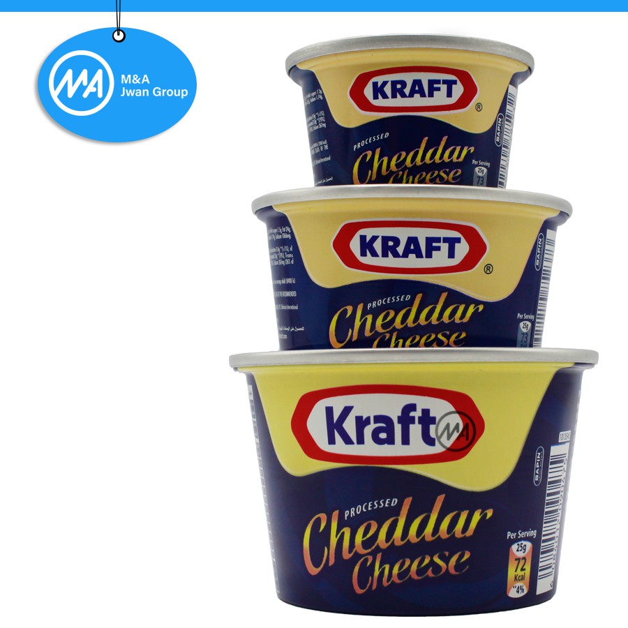 Kraft Cheddar Cheese 190g+100g+50g Imported From Saudi Arabia | Shopee ...