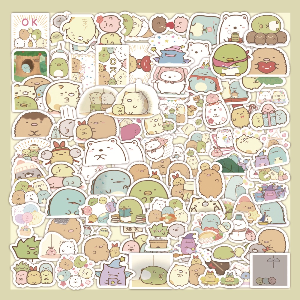 [PipiGO] 60Pcs Sumikko gurashi Sumiko summiko gurashi graffiti lovely ...