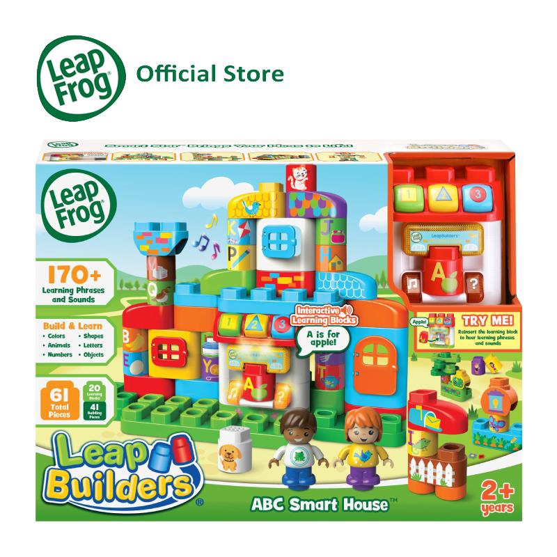 LeapFrog LeapBuilders Block Play - Phonics House | Talking Block | 2 ...