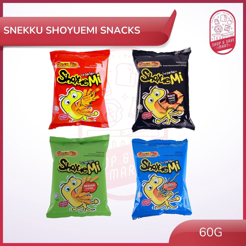 Snekku Shoyuemi Snack Japanese Noodle Series 60g - (Flavor: Original ...
