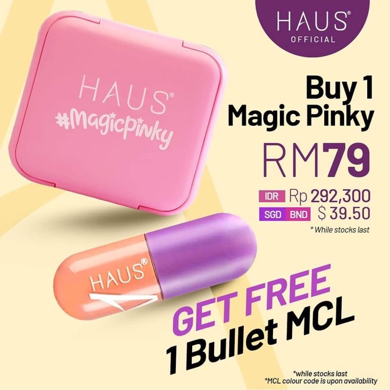 Haus Cosmetics Magic Pinky Micro Powder Foundation | Shopee Singapore