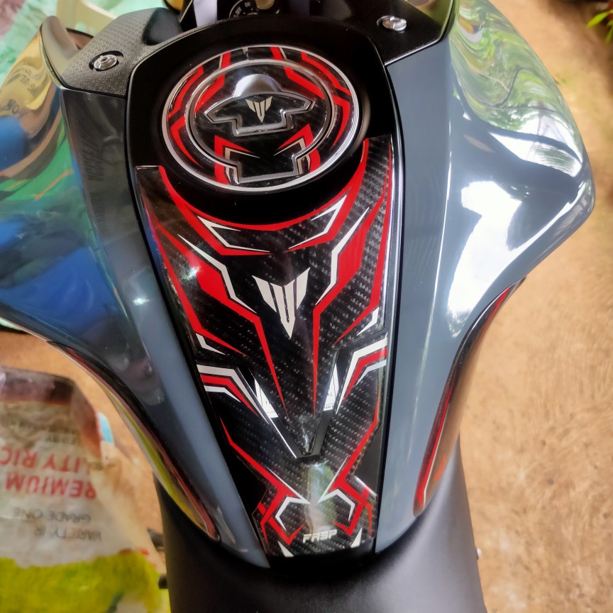 yamaha mt15 tank pad carbon fiber Fuel Tank Protector Pad | Shopee ...