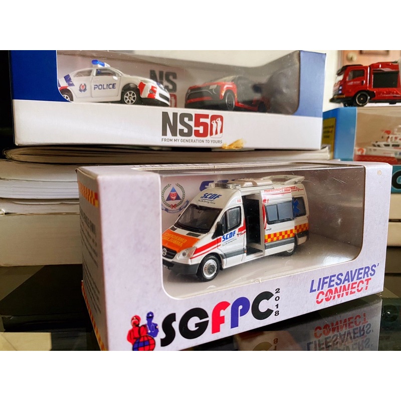 SCDF SPRINTER AMBULANCE DIECAST SGFPC | Shopee Singapore