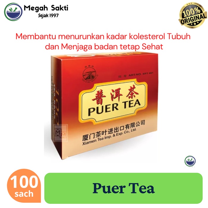 Mgs - Puer Er Tea Xiamen Sea Dyke Brand - Big Packaging 100 Sachets ...