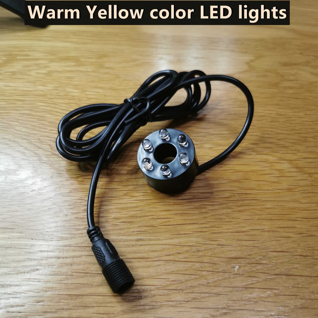 SG Seller LED lights warm yellow color water fountain water feature ...
