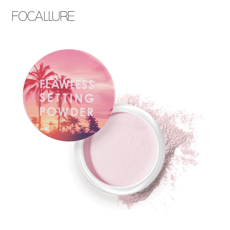 FOCALLURE Face Makeup Brighten Powder Long-lasting Oil-control Loose ...