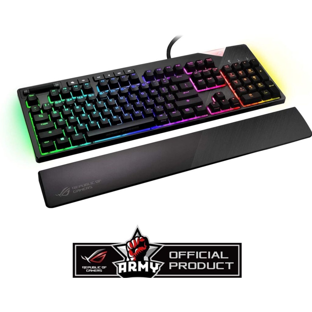 ASUS ROG Strix Flare RGB Gaming Keyboard (EN Ver. - Cherry MX Red ...