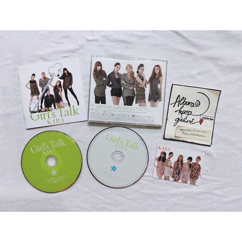 DVD Kara Album Nhat Girls Talk Has Opened Sealed, Including Group photocard CD And Mini booklet ...