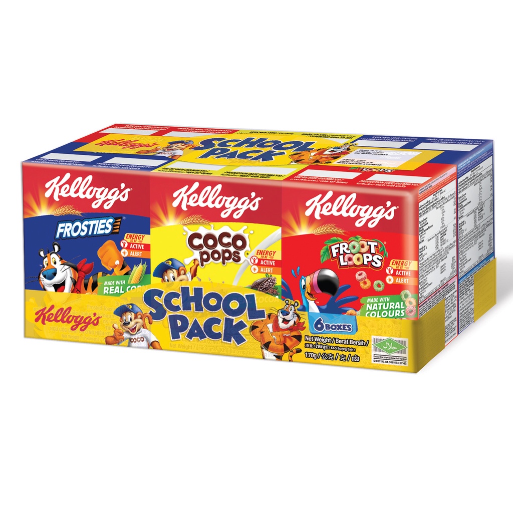 Kellogg's Cereal School Pack 6 boxes | Shopee Singapore