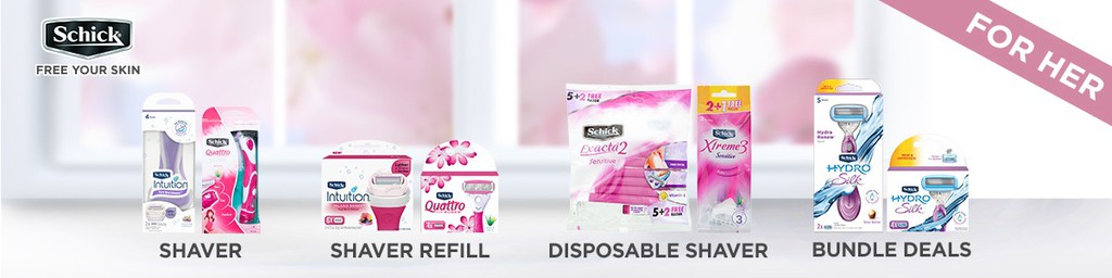 Schick Official Store, Online Shop Jul 2022 | Shopee Singapore