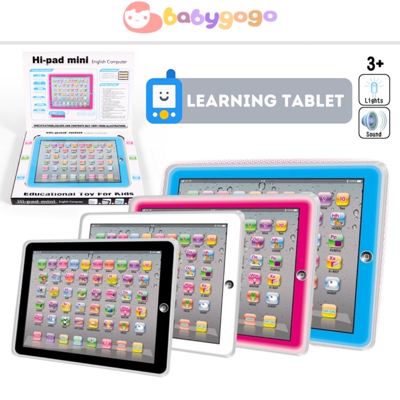 Tablet Toddler Learning Pad Educational Electronic Tablet for Kids ...