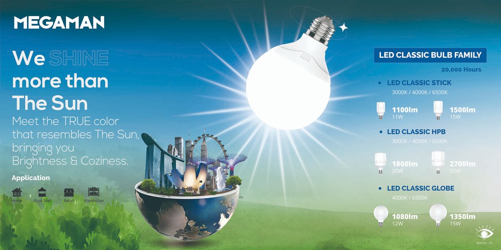 Megaman Official Store, Online Shop Mar 2023 | Shopee Singapore