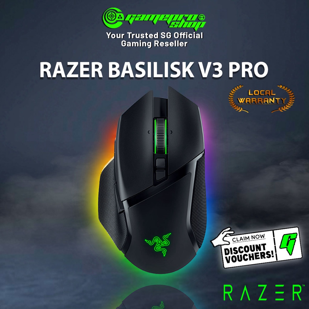 Razer Basilisk V3 Pro - Customizable Wireless Gaming Mouse with Razer ... Razer Basilisk V3 Pro - Customizable Wireless Gaming Mouse with Razer ...