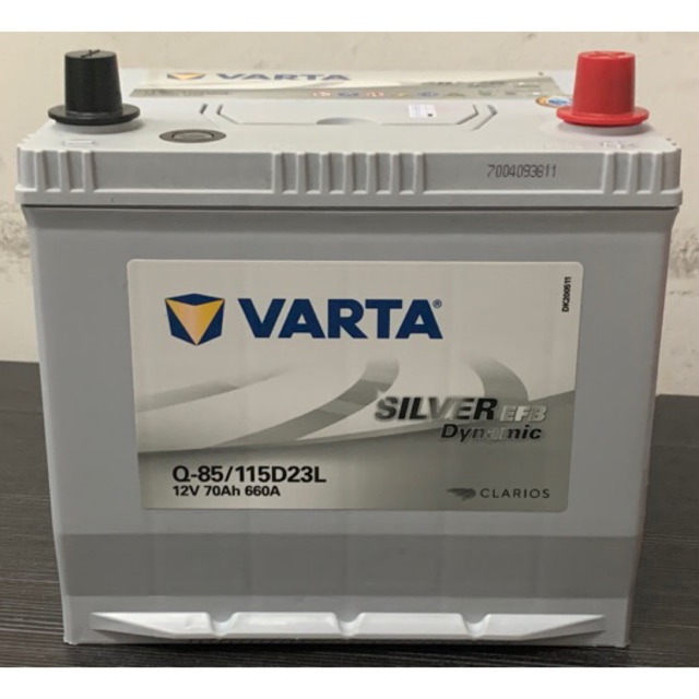 VATRA SILVER DYNAMIC EFB CAR BATTERY Q85/115D23L | Shopee Singapore