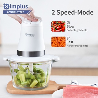 Simplus Meat Grinder 1.8L Glass Bowl Food Chopper Processor Mixer ...