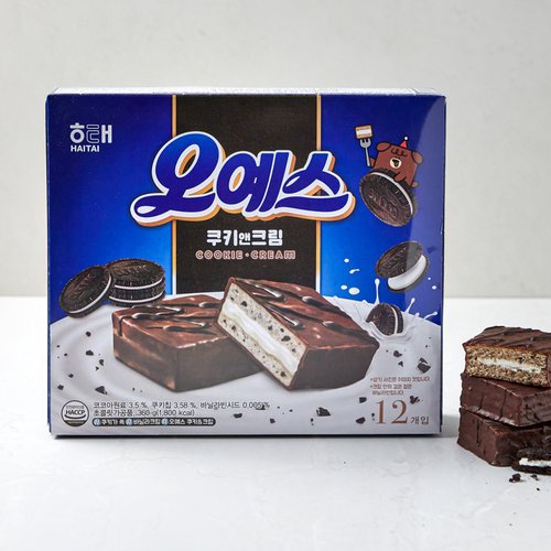 Haitai Oyes Cookie & Cream 360g [Korean] | Shopee Singapore