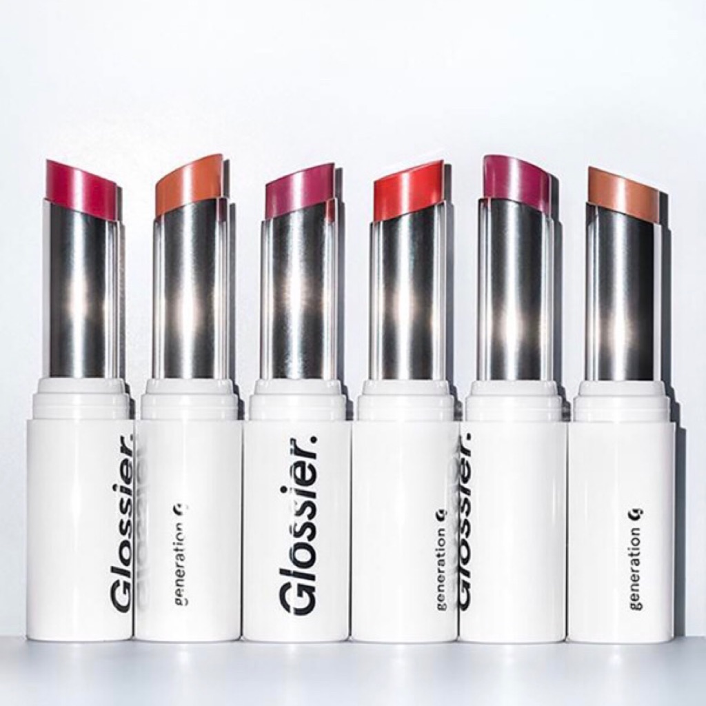 Glossier Generation G Matte Lipstick Cake Crush Like Zip Leo Jam ...