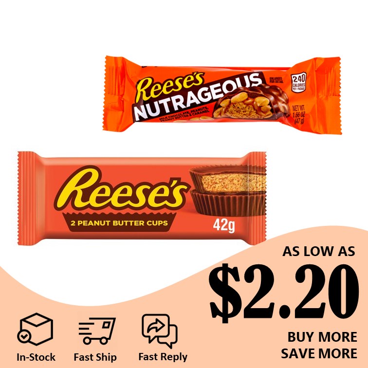 Reeses Nutrageous Chocolate Peanut Butter cup | Shopee Singapore