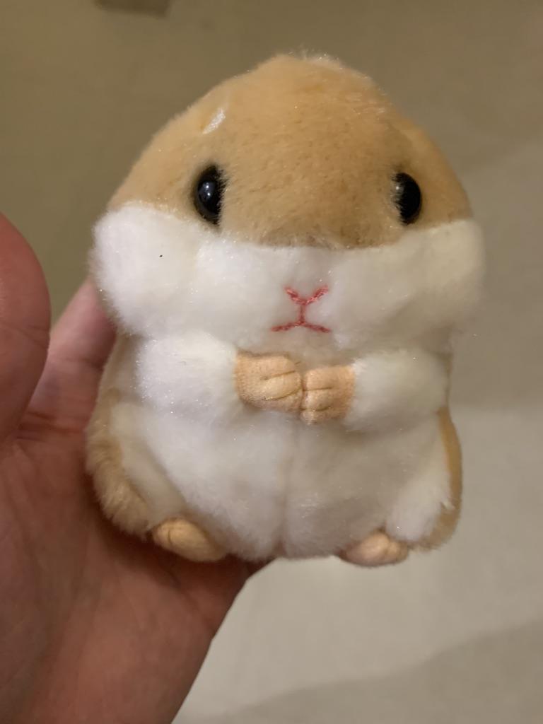 Mini Hamster Pom Pom KeyChains Women fluffy Toy Doll Bag Car Key Ring ...