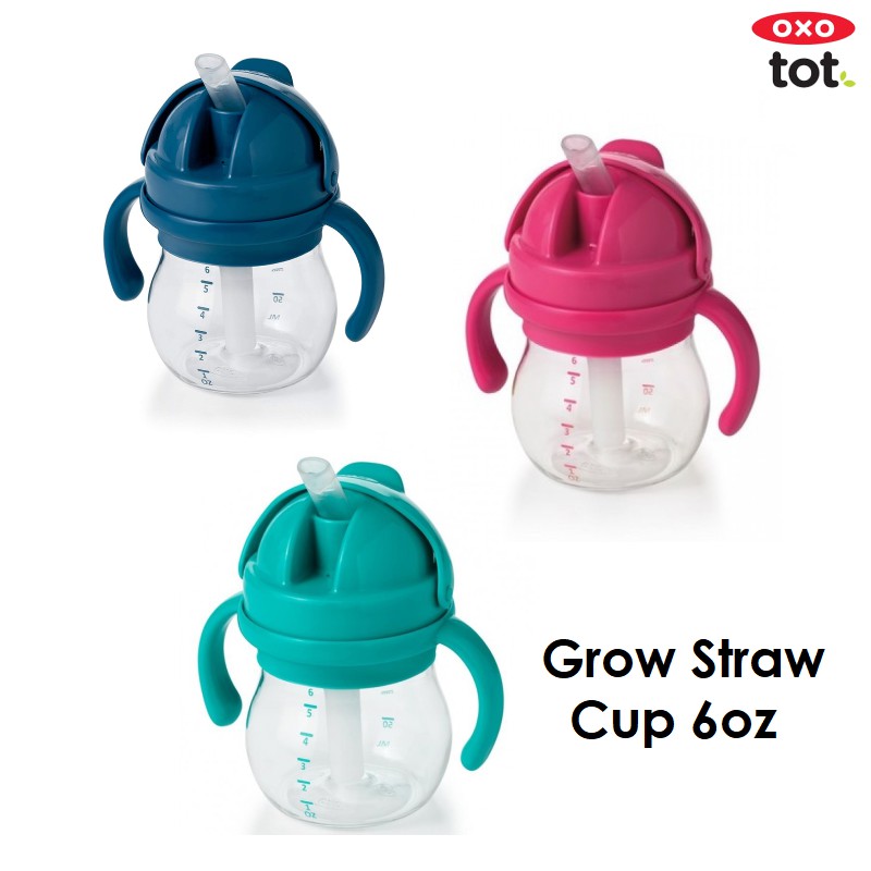 OXO tot Grow Straw Cup with Removable Handles (6oz) | Shopee Singapore