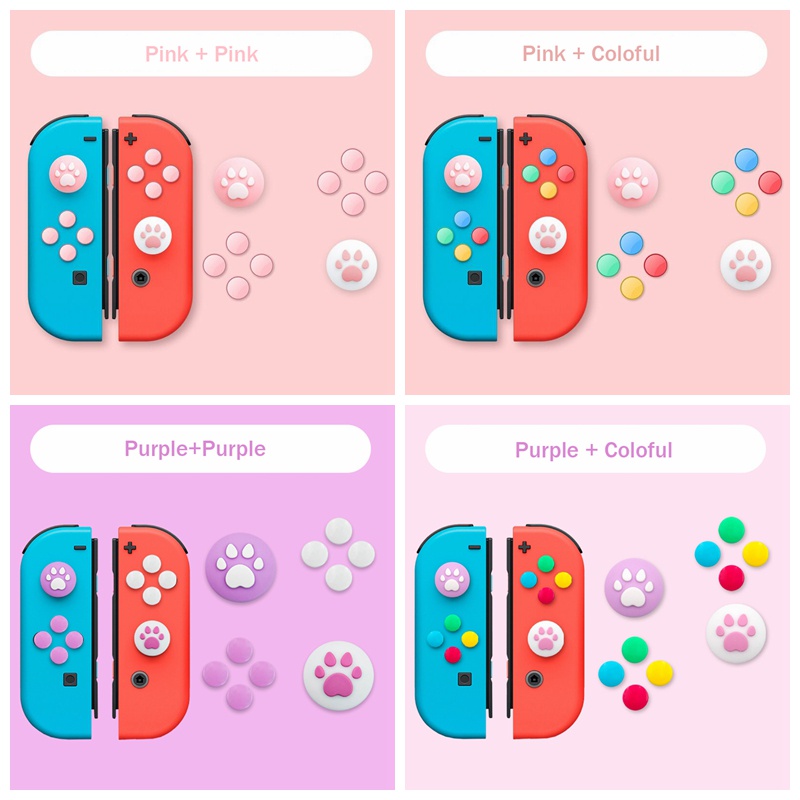 Joycon ABXY X Sticker D-pad Move Direction Key Cross Protective Cover ...