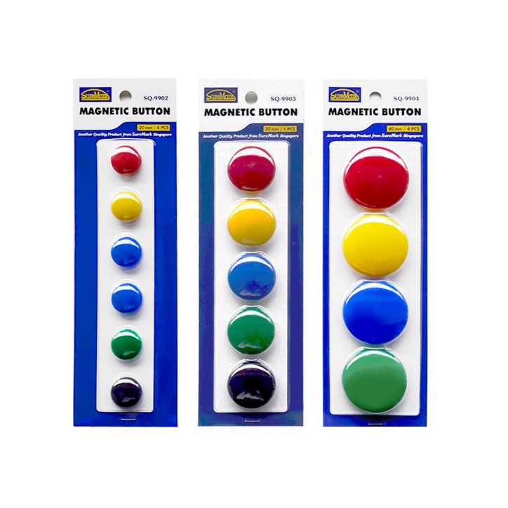 Suremark Whiteboard Magnetic Buttons (Various Sizes) | Shopee Singapore