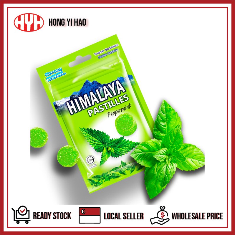 Himalaya Peppermint Pastilles (12x25g) | Shopee Singapore