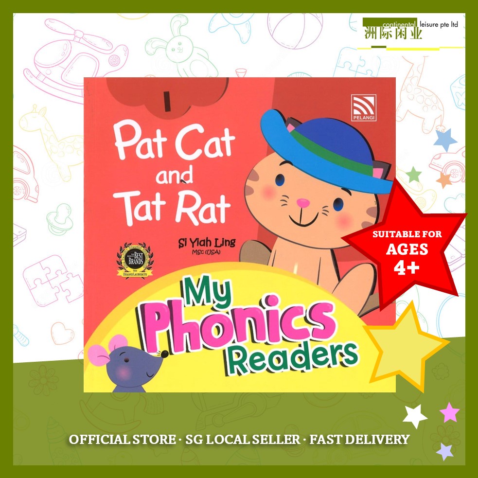 My Phonics Readers - Pat Cat And Tat Rat ( Children's Storybooks ...