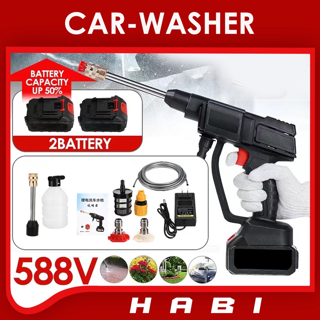 Water jet High pressure washing machine spray gun portable high ...