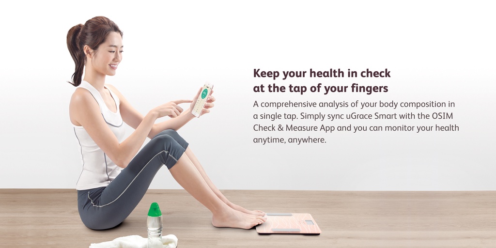 OSIM uGrace Smart Body Composition Monitor | Shopee Singapore