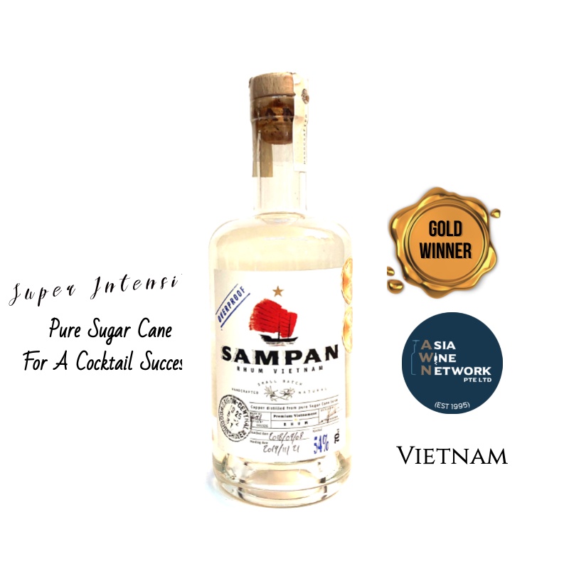 🏅Sampan Rhum, Organic, Vietnam, 54%, 700ml | Shopee Singapore