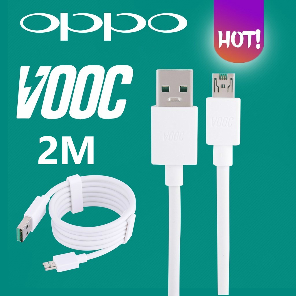 Original Authentic OPPO VOOC cable 2m Micro USB Android oppo R9 R9s ...