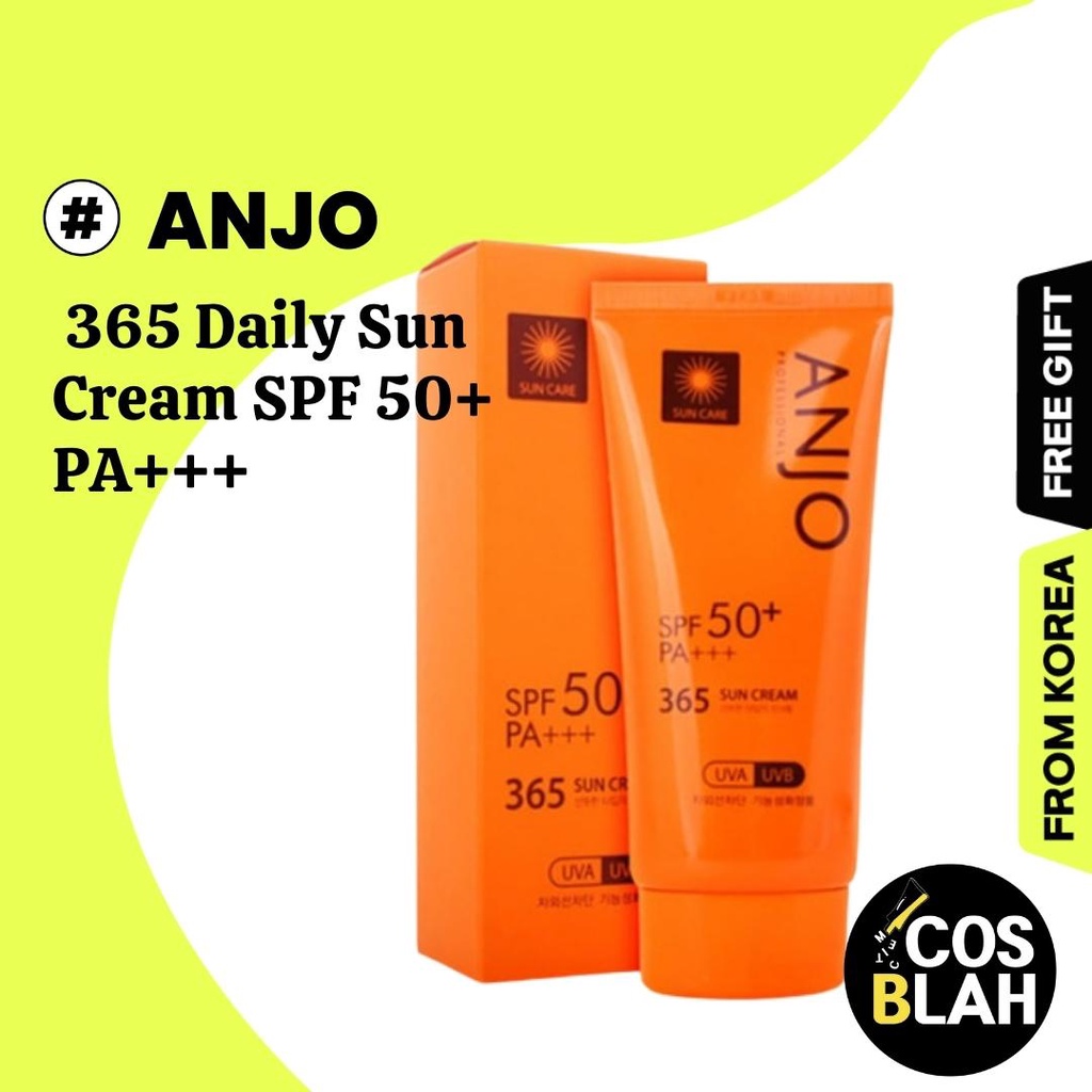 ANJO Professional 365 Daily Sun Cream SPF 50+ PA+++ 70g | Shopee Singapore