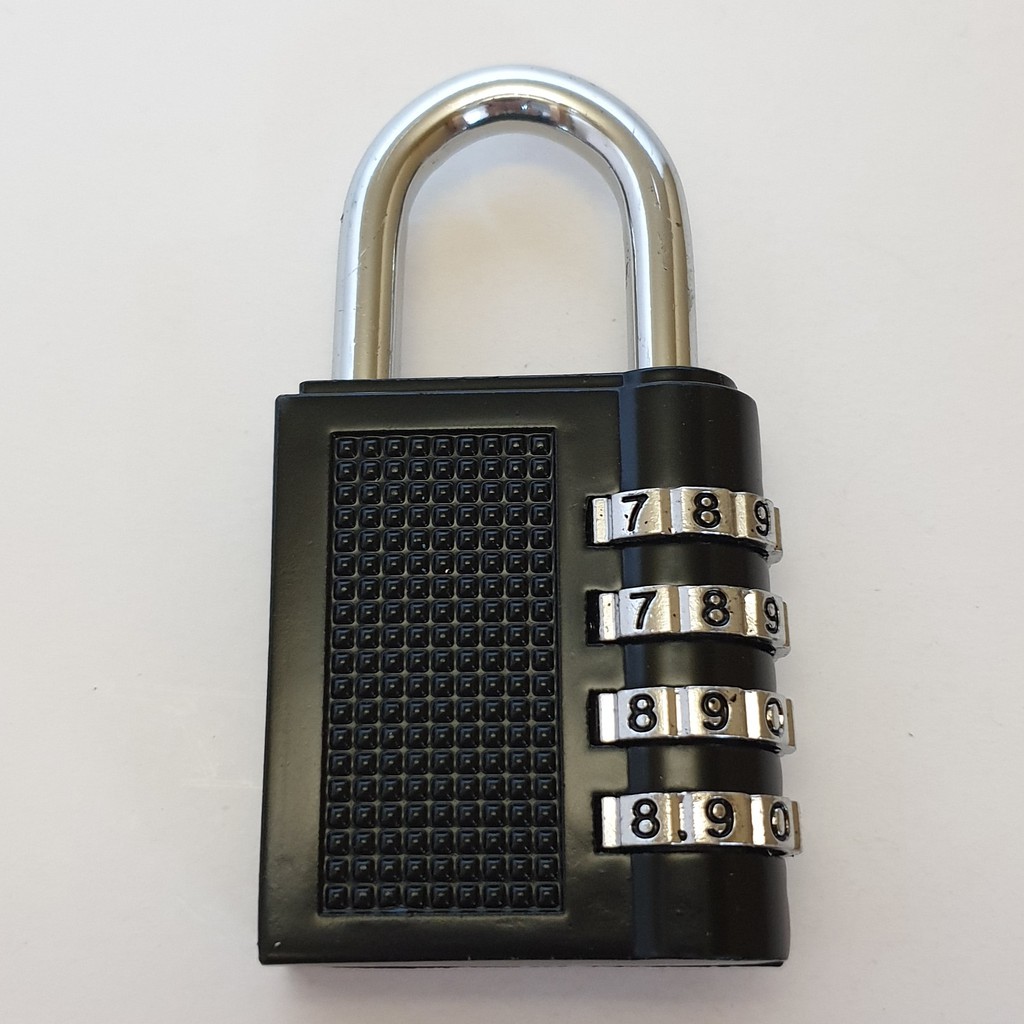 Resettable Number Padlock Short Shackle Long Shackle Lock | Shopee ...