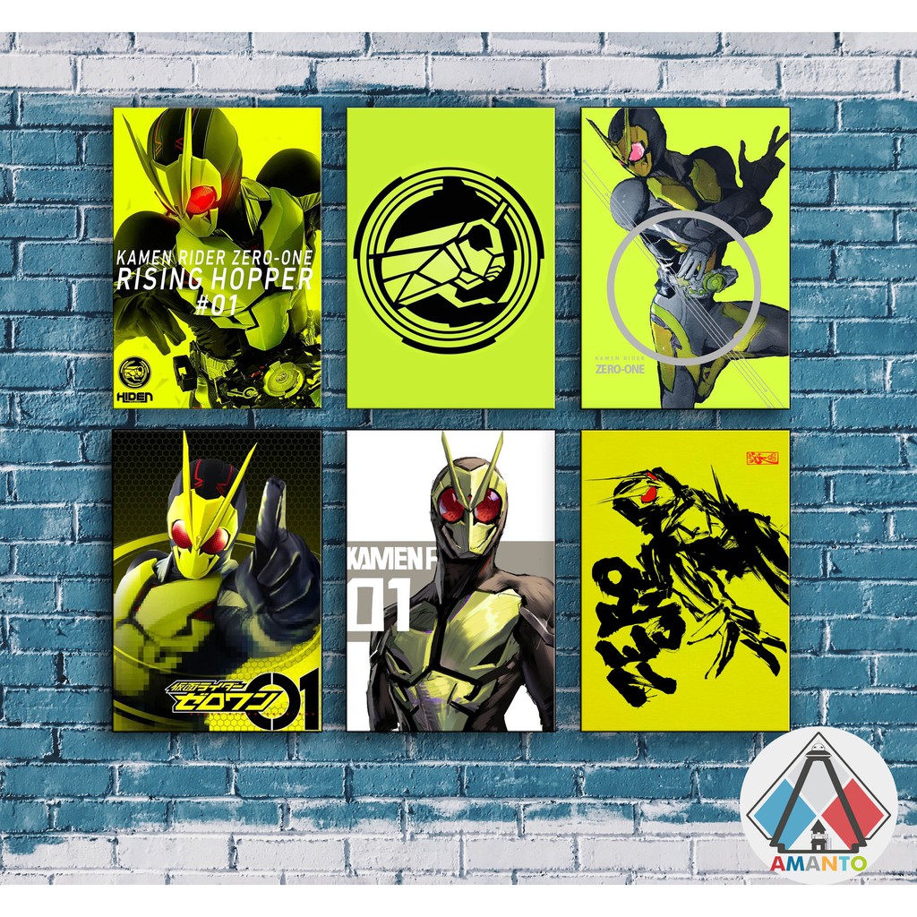 Wood POSTER KAMEN RIDER TOKUSATSU POSTER KAMEN RIDER ZERO ONE Room ...