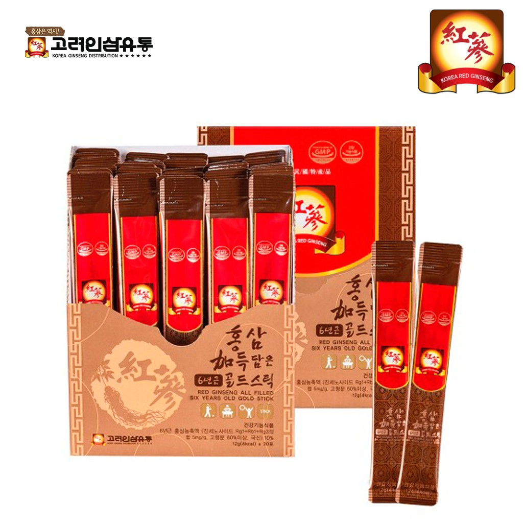 Korean Red Ginseng Extract 6 Years Individual Package 12g/0.42oz X ...